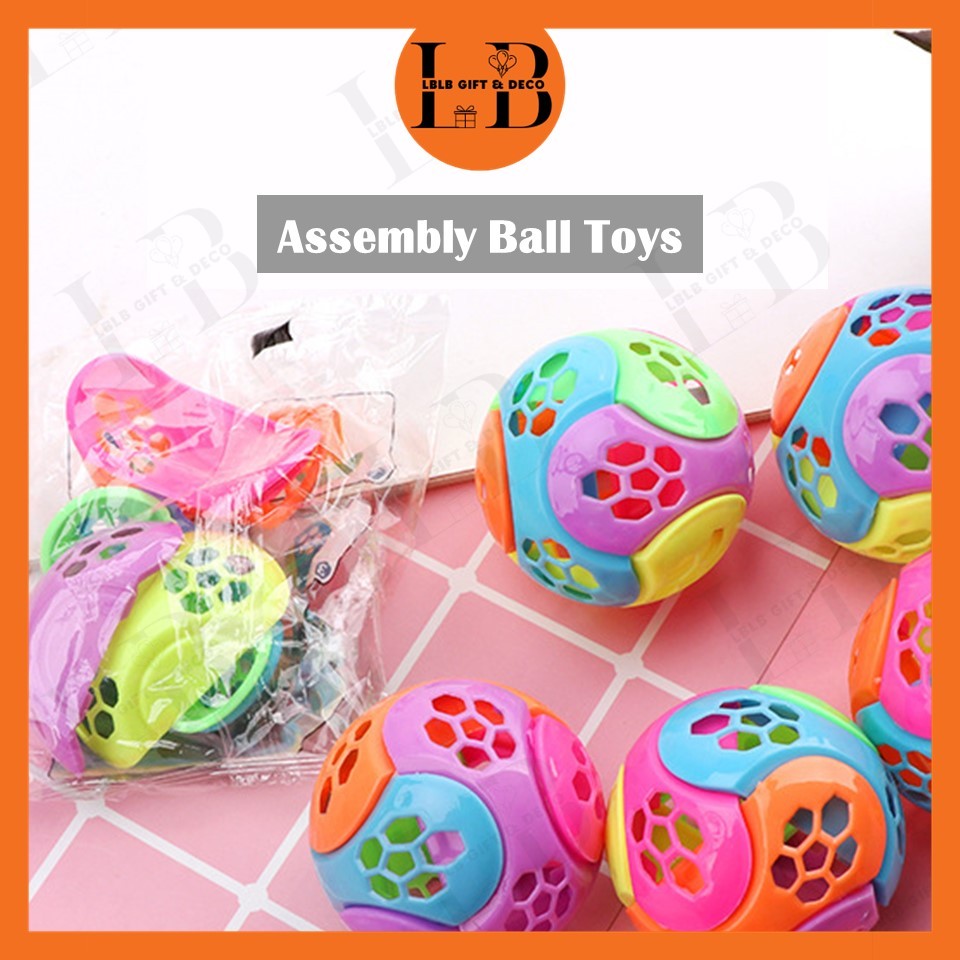 Kids Creative Education Puzzle Assembly Ball Toys Kids Birthday Door ...