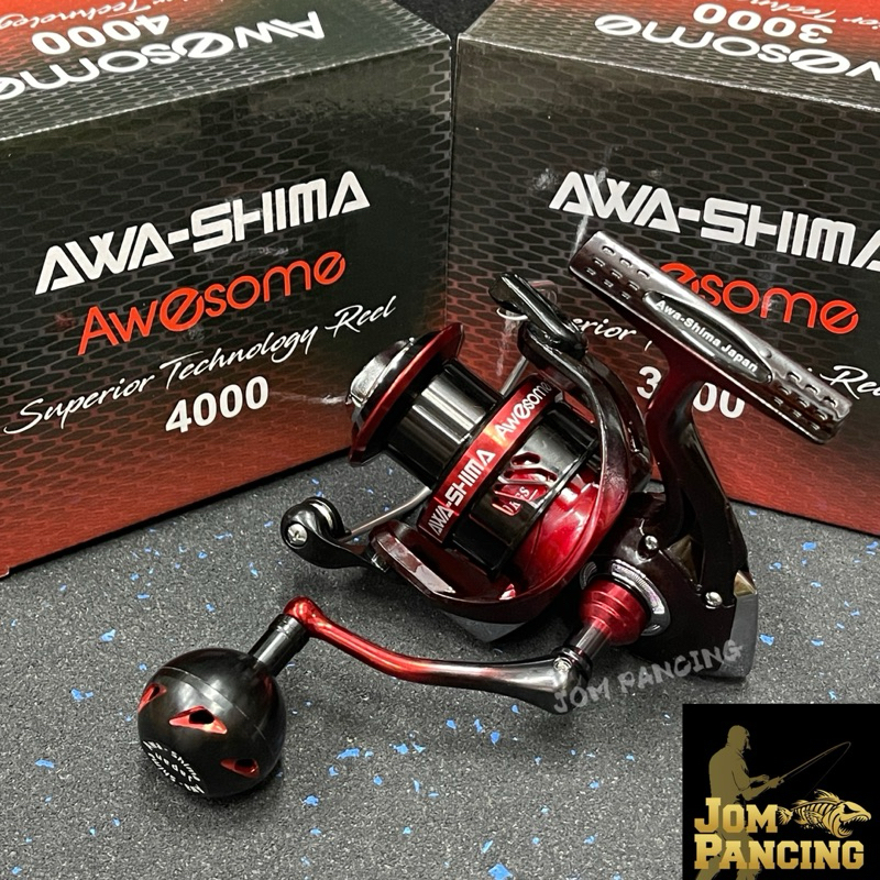 【Jom Pancing】AWA-SHIMA AWESOME SPINNING FISHING REEL,Mesin Mancing ...