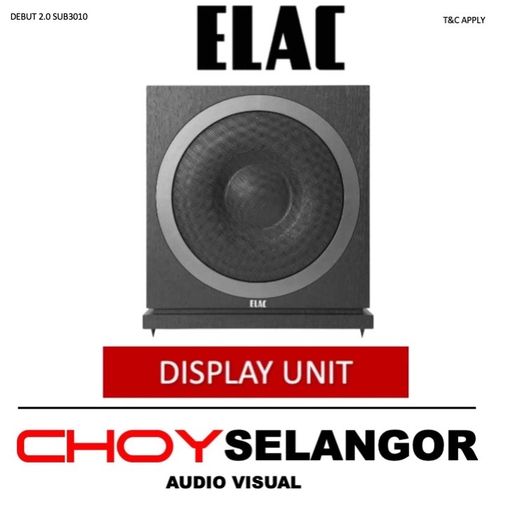 ELAC Debut 2.0 SUB3010 10″ Powered Subwoofer Display Unit | Shopee Malaysia
