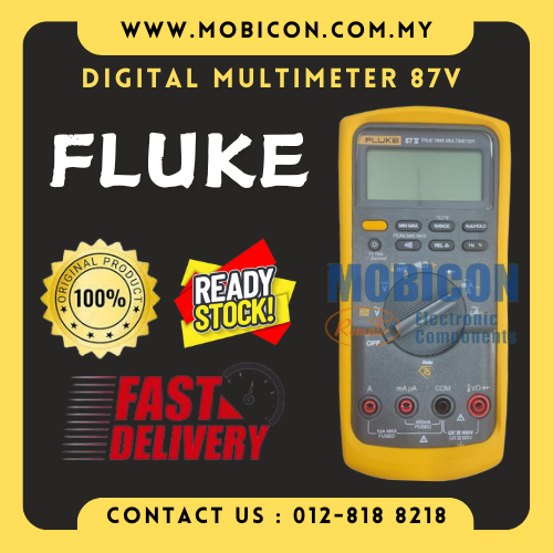 Fluke 87V - Industrial true-rms Multimeter with Temperature | Shopee ...