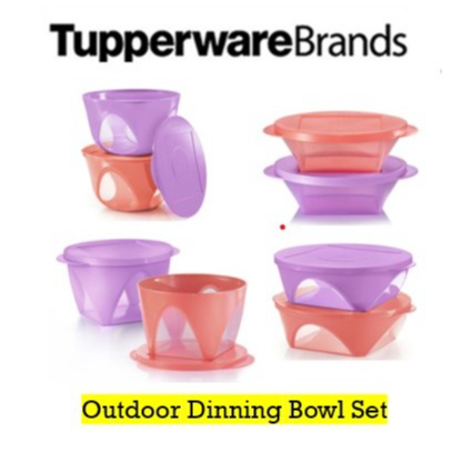 Tupperware Outdoor Dining Bowl 600ml / 2.5L / 4.3L | Shopee Malaysia