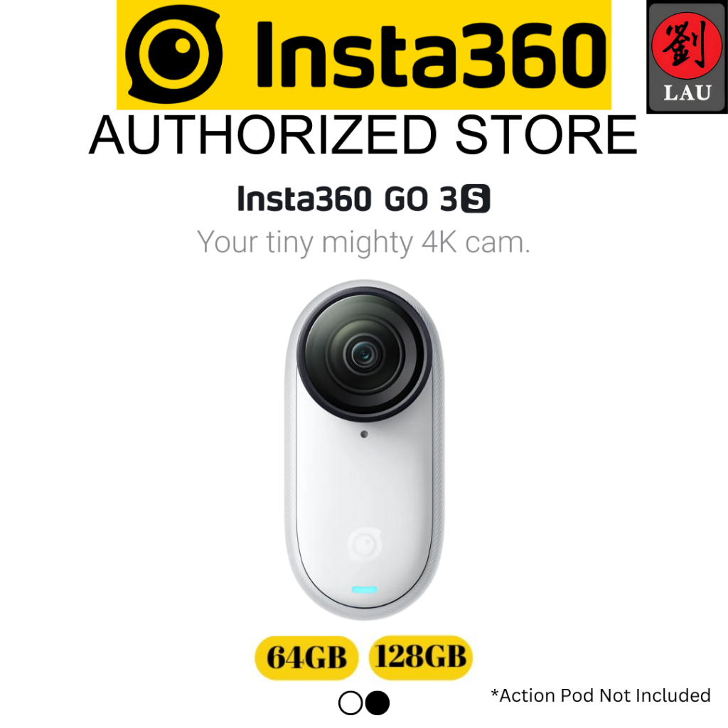 Original Insta360 - GO 3S / GO3S Standalone Camera Only 4K Video / Tiny Mighty Action Camera ...