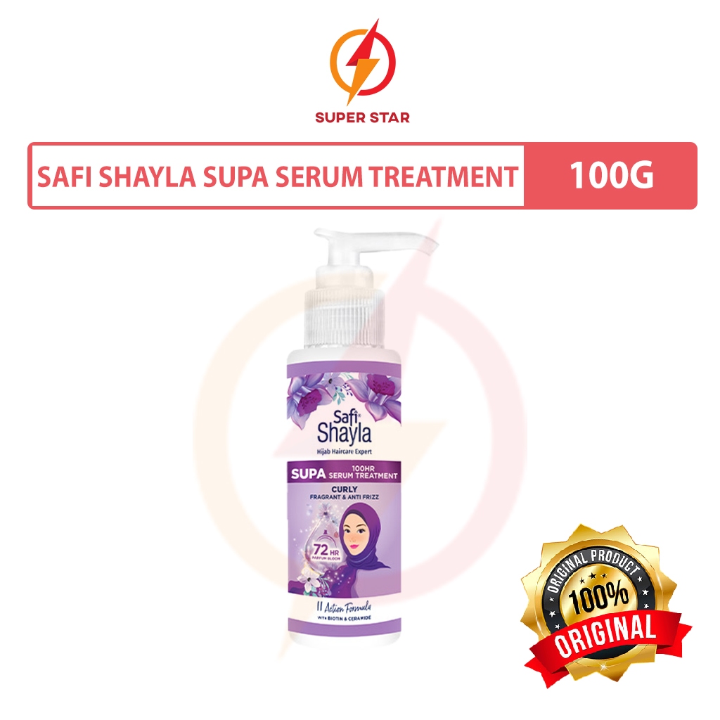 SAFI Shayla Supa Curly Fragrant & Anti Frizz Serum Treatment 100g ...