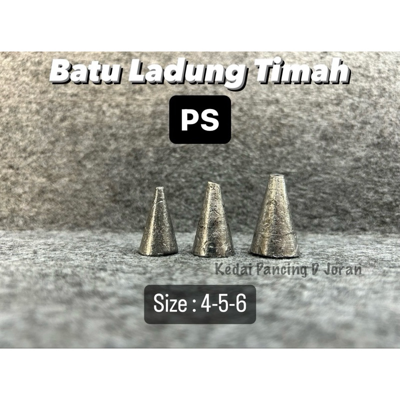 Batu Ladung Timah “PS” Batu Hidup Pancing Udang Galah Sungai | Shopee ...