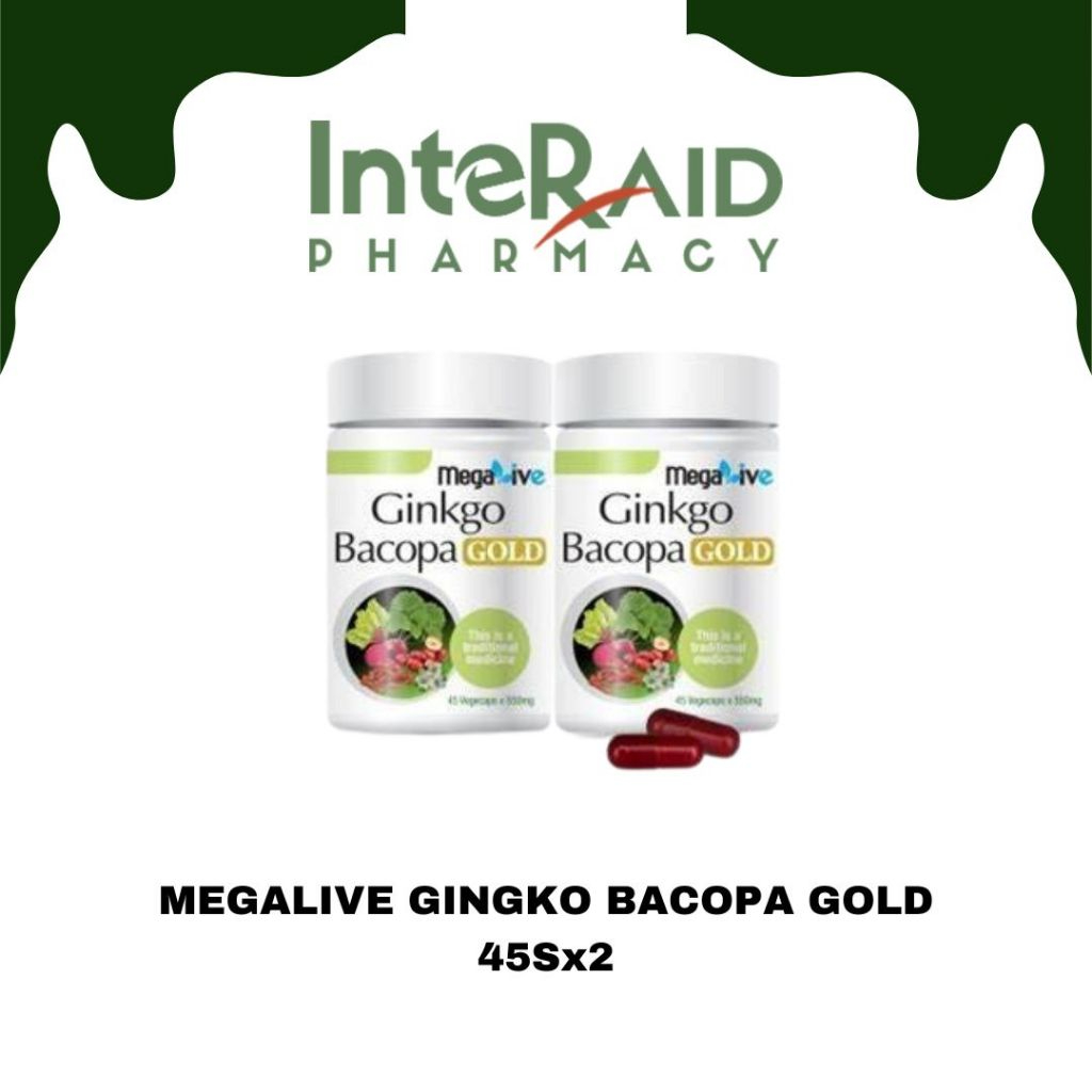 MEGALIVE GINKGO BACOPA GOLD 45sX2 | Shopee Malaysia