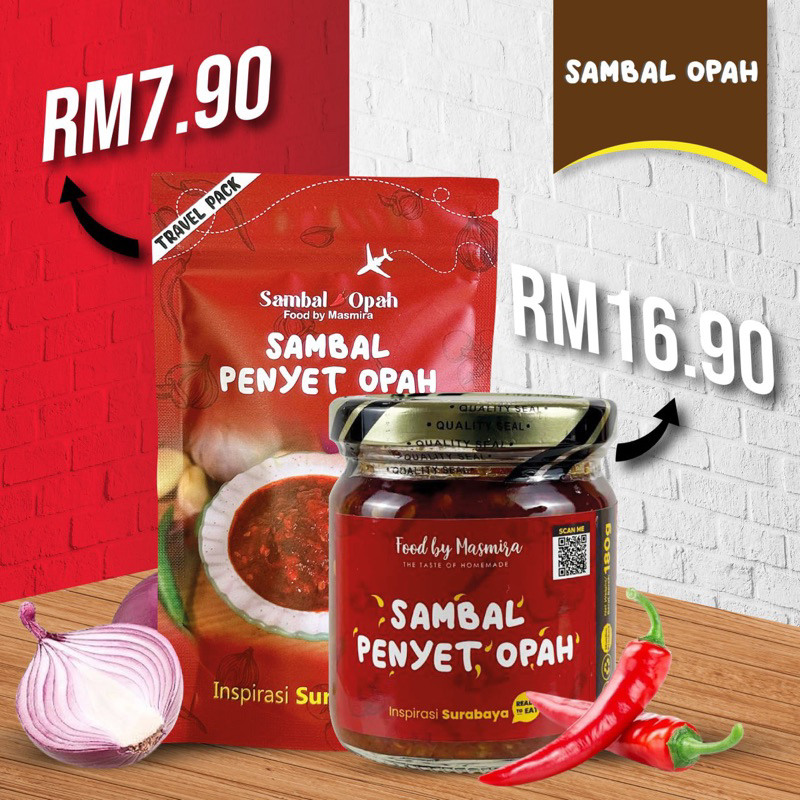Sambal Penyet Opah Food by Masmira Ready to Eat Homemade Kedah | Shopee ...