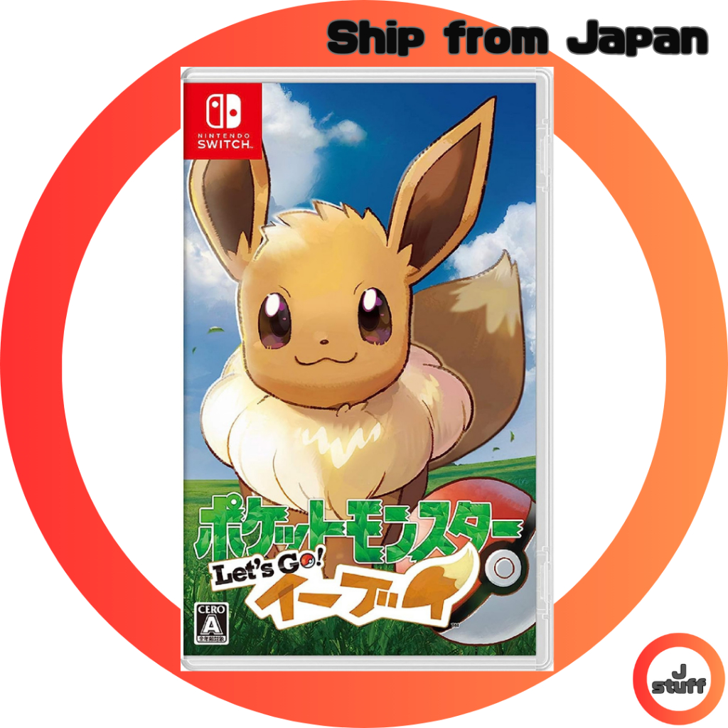 Nintendo Switch Pokemon Let's Go Eevee (Used) -[VIDEO GAME] Playable in ...