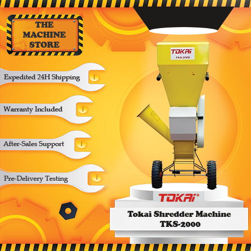 TOKAI SHREDDER MACHINE TKS-2000 with Tokai Japan Brand 7.5HP Petrol Engine Kebun Garden Disposal ...