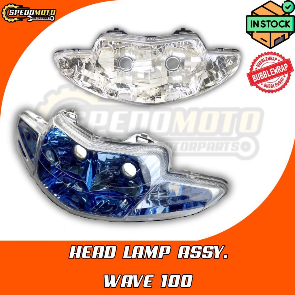 HEAD LAMP HONDA WAVE 100 / LAMPU DEPAN WAVE 100 (2 VARIATIONS) | Shopee ...