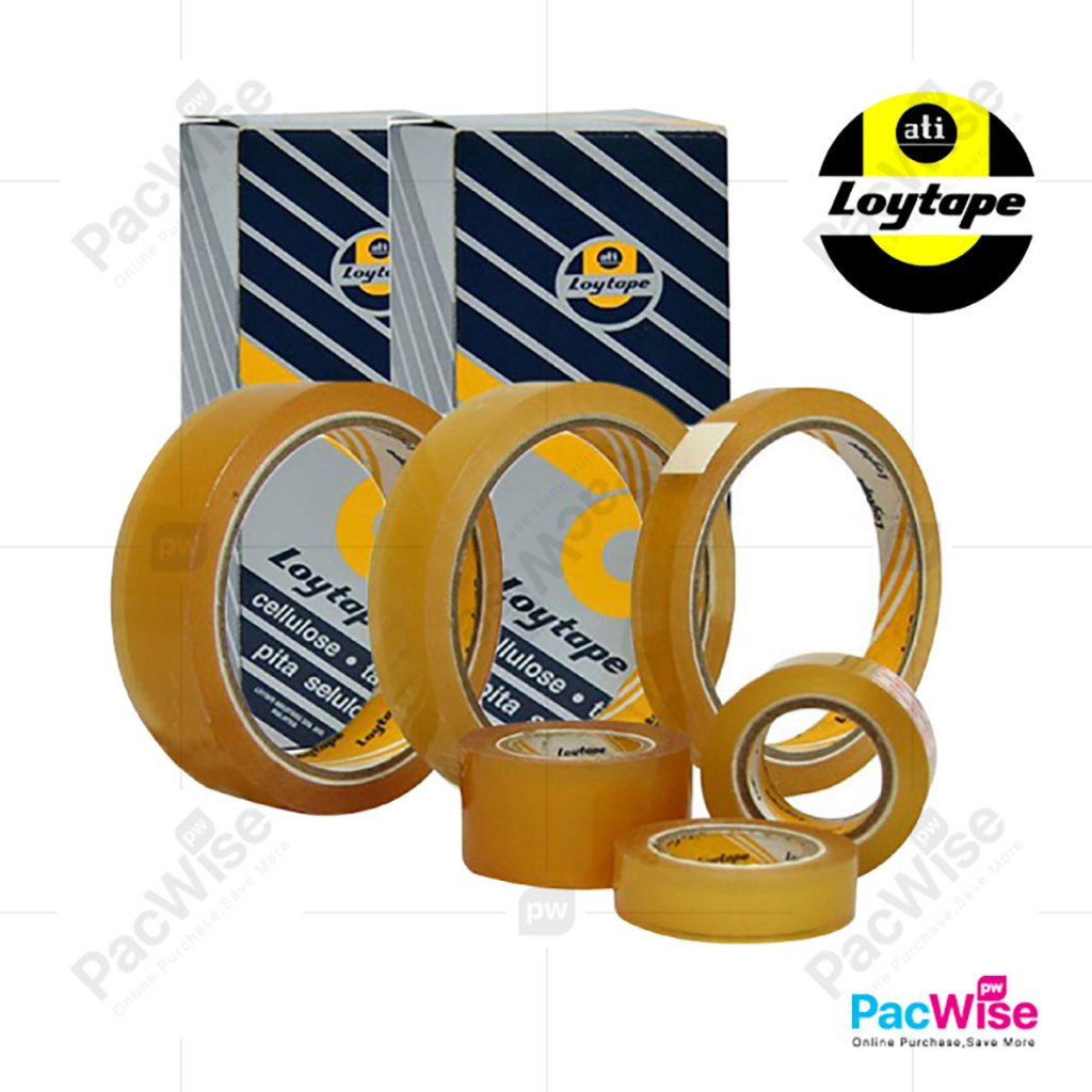 Loytape Cellulose Tape/Self Adhesive Tape/Pita Pelekat/Cellophane (1 ...