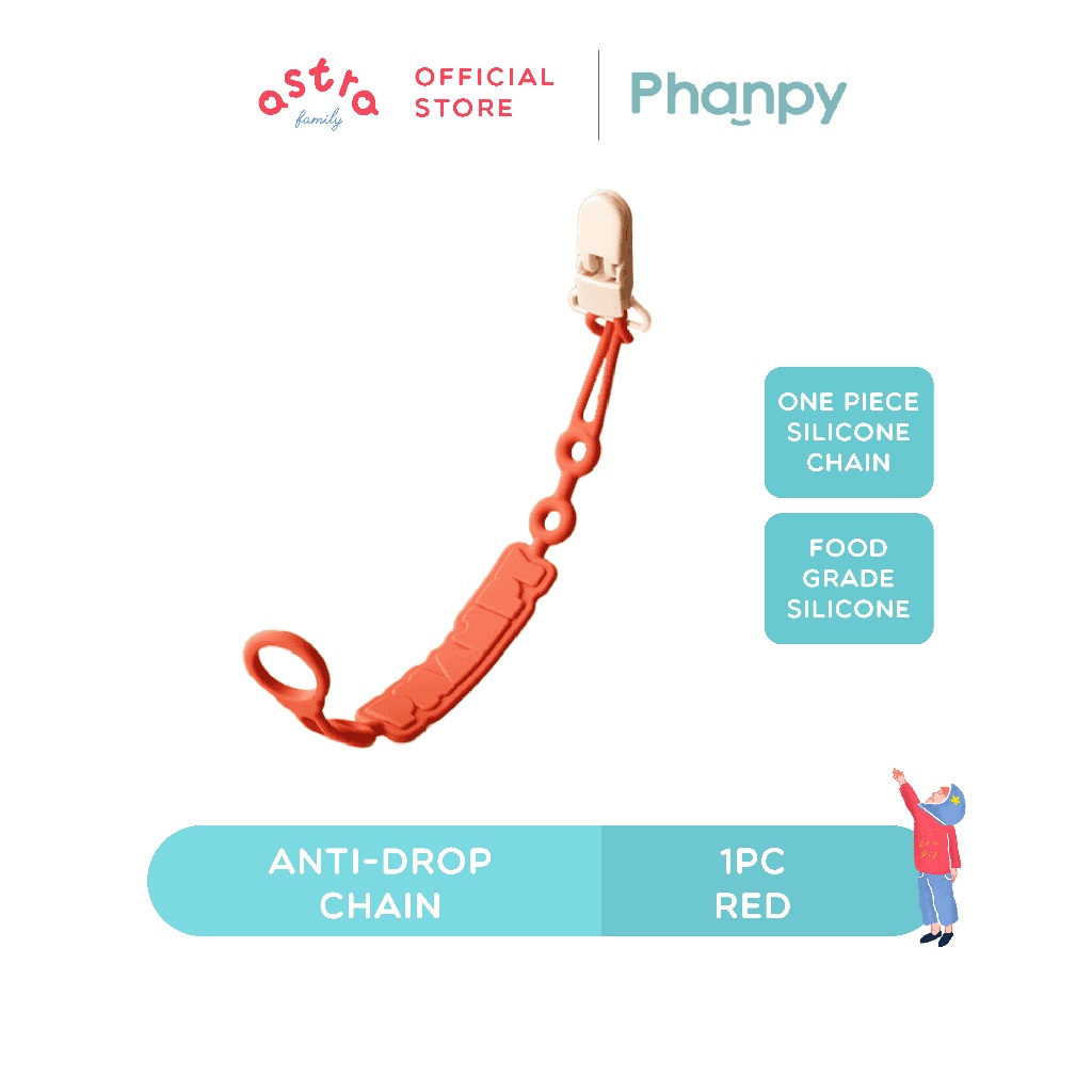 Phanpy Cookie Shape Silicone Anti-Drop Chain - Red | Shopee Malaysia