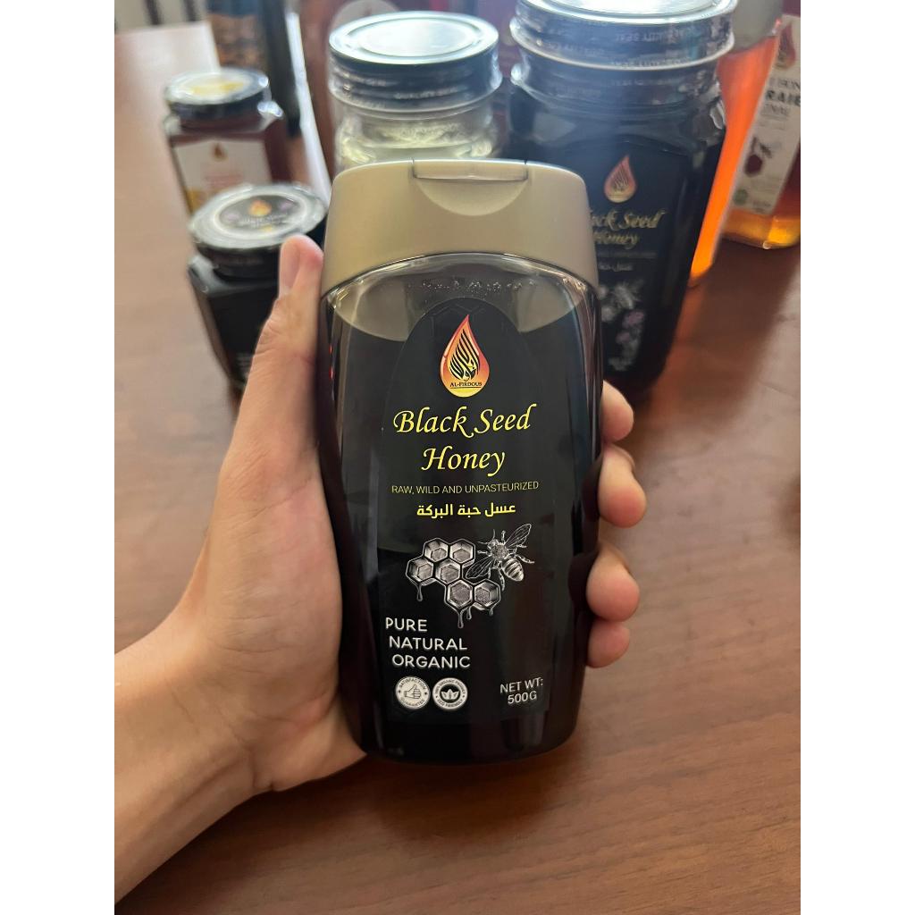 Al-Firdous Black Seed Honey Madu Habbatus Sauda Asli 500g (SQUEEZE) EXP ...