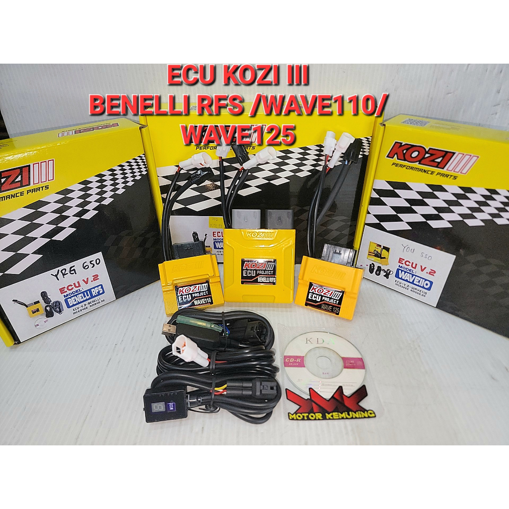 KOZI RACING ECU BENELLI RFS150 WAVE 110 WAVE 125 RACING ECU V2 VERSION ...