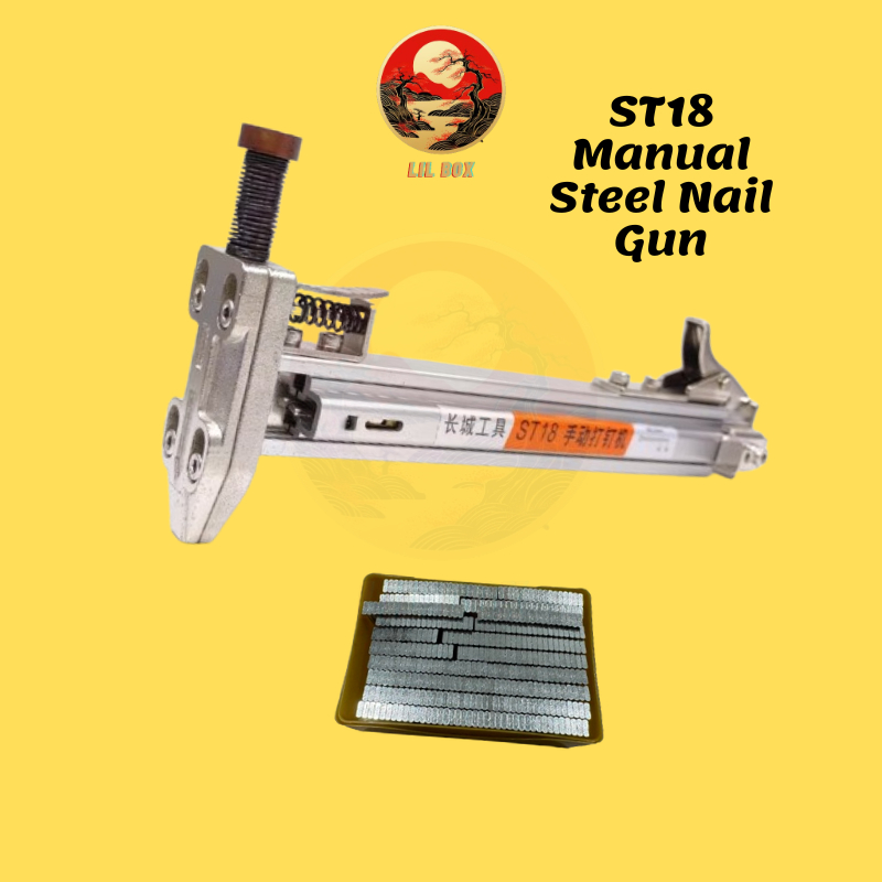 ST18 Semi Automatic Cement Nail Gun Wire Slot Nailing Device Nailing ...