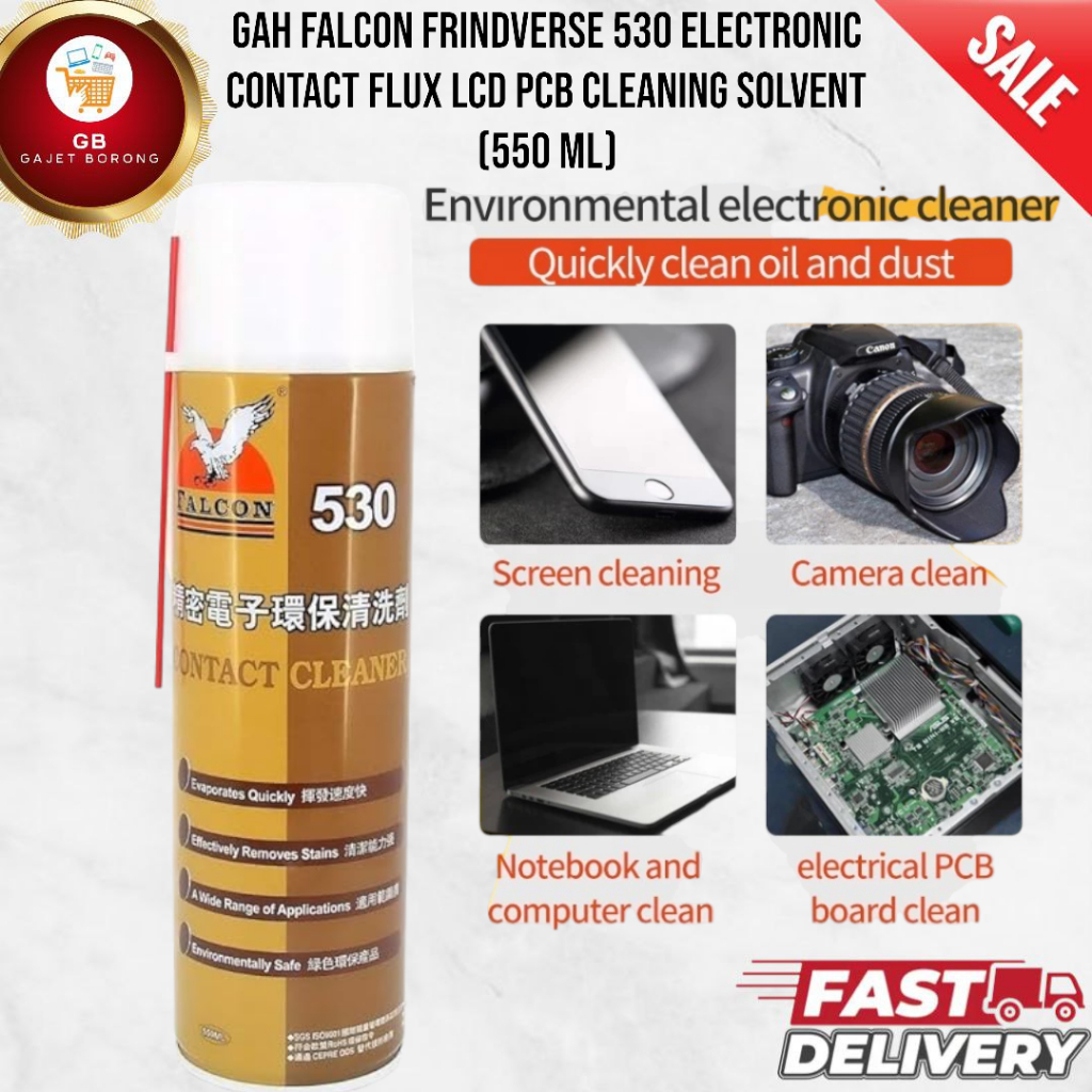 GAH Falcon Frindverse 530 Electronic Contact Flux LCD PCB Cleaning ...