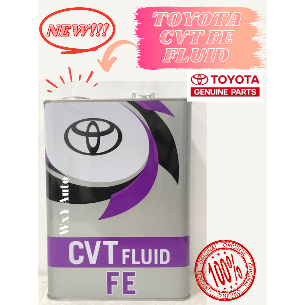 TOYOTA CVT (Continuously Variable Transmission) FLUID FE (4L) 💯 ...