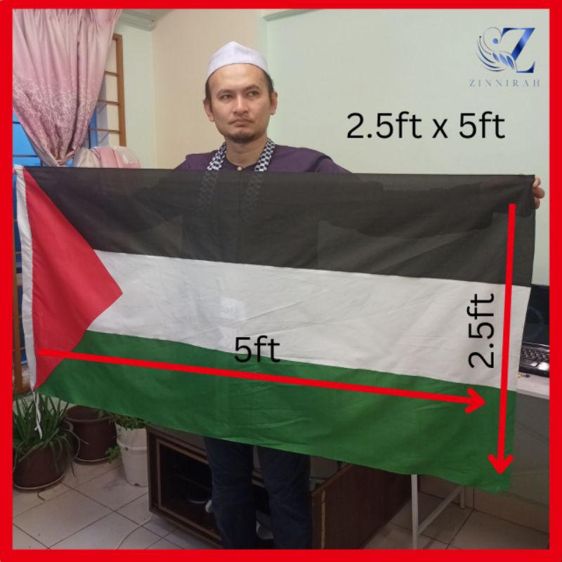 Keffiyeh Serban Arab Cotton Mafla Bendera Besar Bendera Tangan | Shopee ...