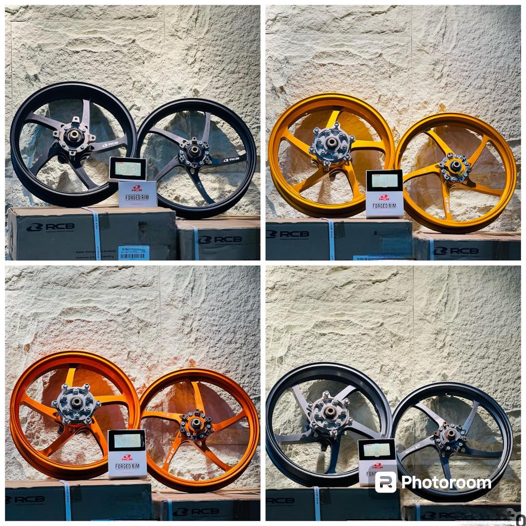 RCB FG525 Honda CBR250RR CBR 250 RR 2.75/4.0*17 Forged Rim Gold Black ...
