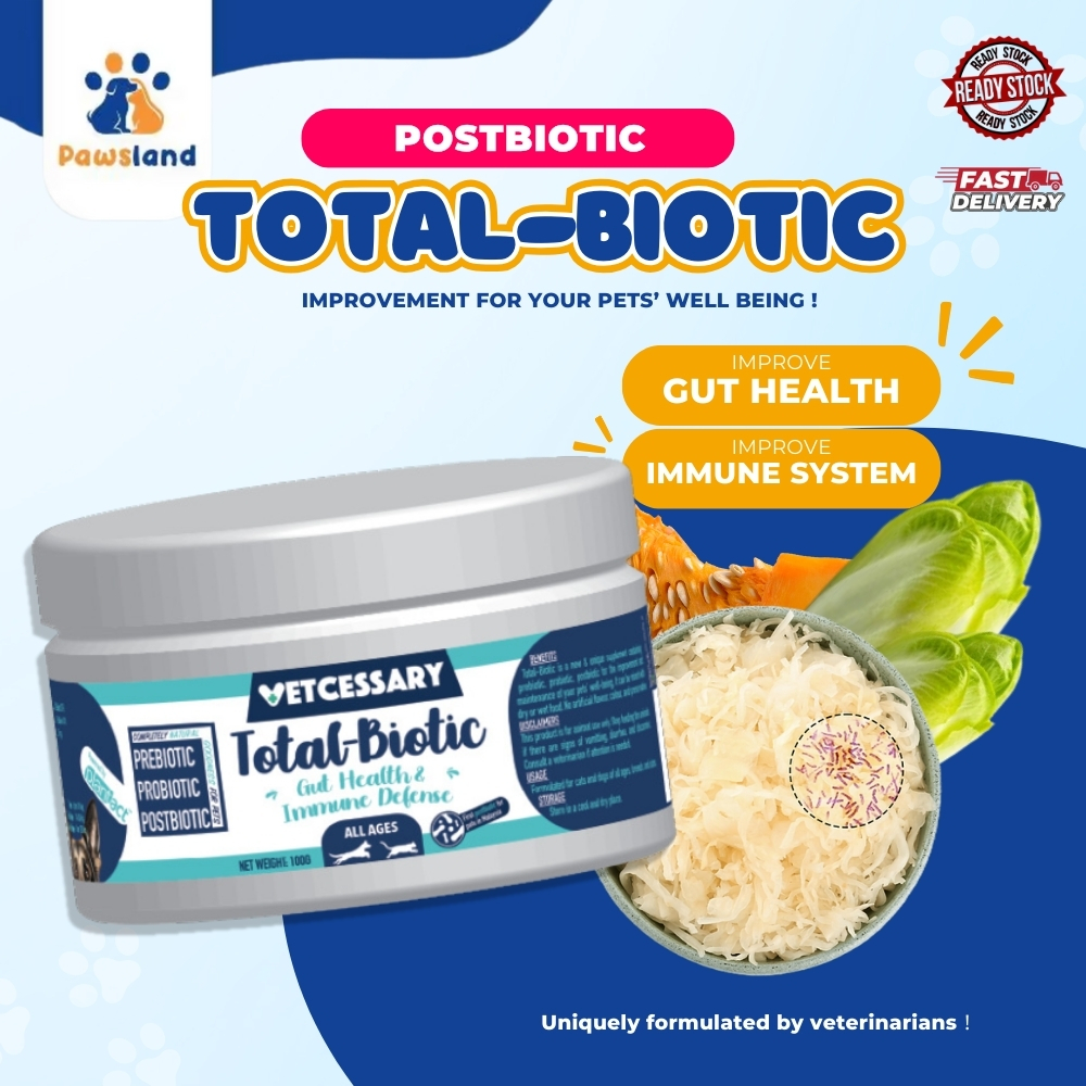 Vet Cessary Total-Biotic (Postbiotic +Probiotic +Prebiotic +Pumpkins ...