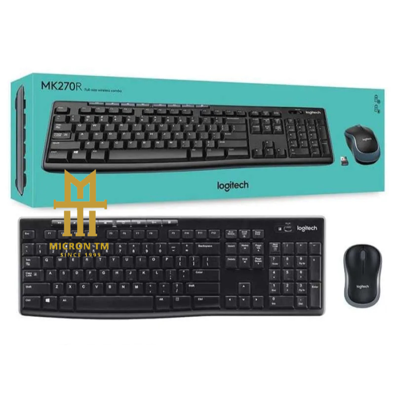 Logitech Mk270r Wireless Keyboard And Mouse Combo Shopee Malaysia