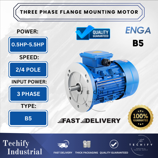 Special Contact Seller ENGA Motor B5 0.5HP(0.37KW) 4Pole Three Phase ...