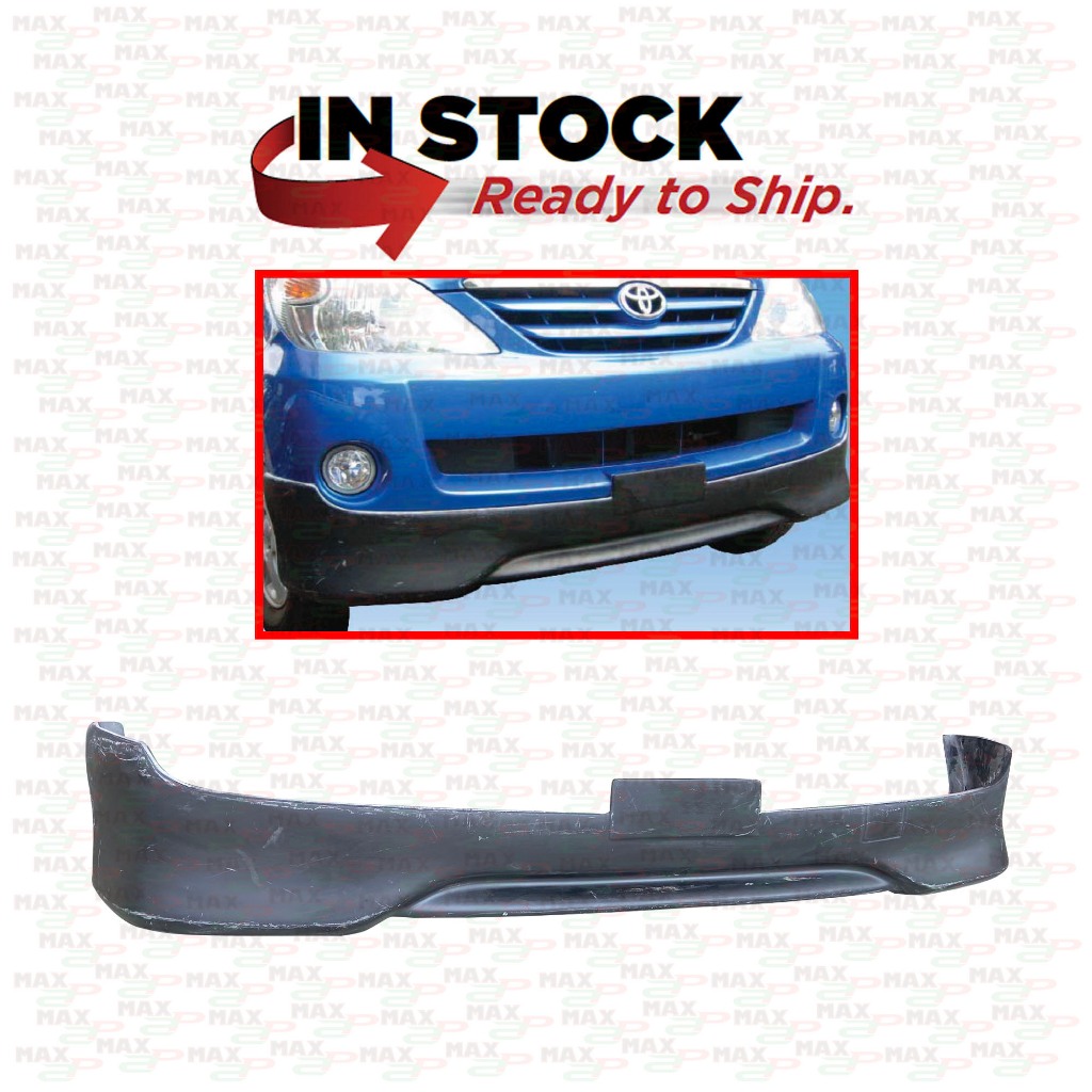 Toyota Avanza Sporty Style Front Skirt Bumper Lower Lip Spoiler ...