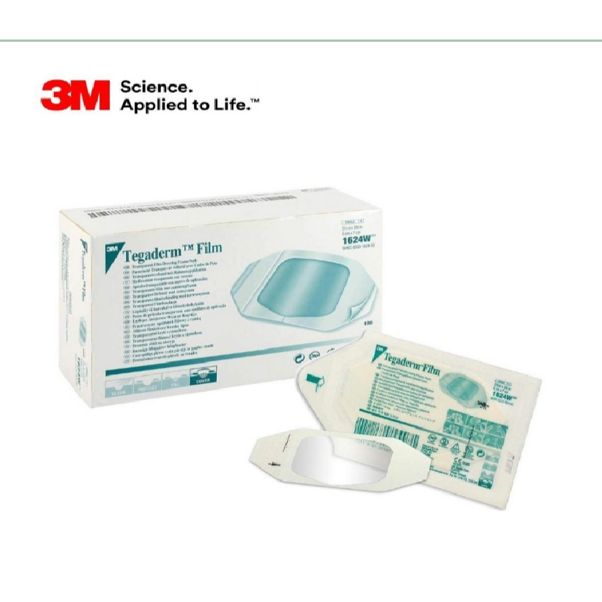 3M™ TEGADERM™ Transparent Film Dressing 1624W / 1626W (1 PCS ) | Shopee ...