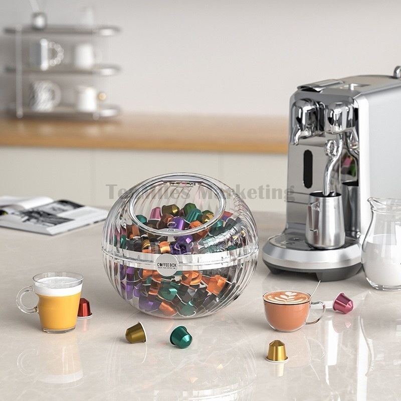 ☑️Kitchen Series♨️Premium Coffee Capsules Storage Box Capsule Display ...