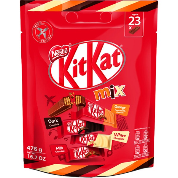 Kit Kat Mix Chocolate Bars Travel Pack 476g (23pcs +/-) | Shopee Malaysia