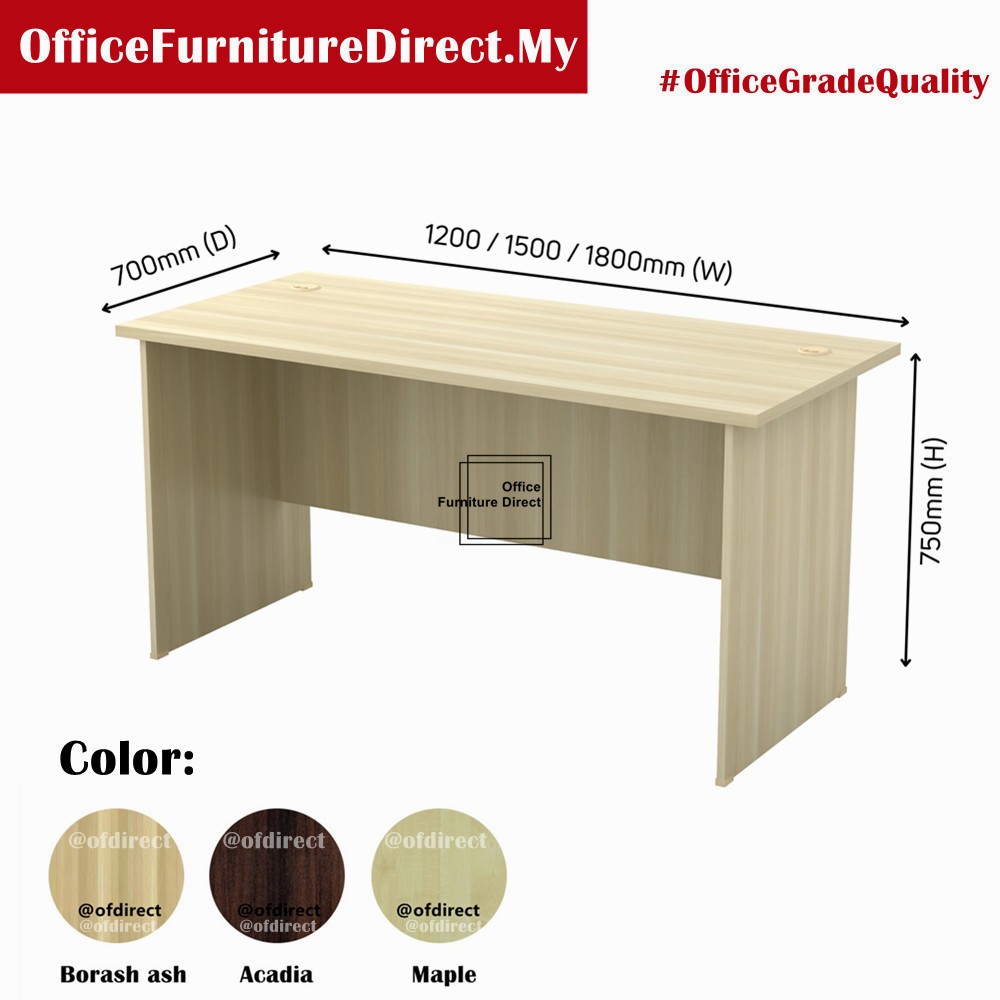 4/5/6 Feet Rectangular Shape Office Table - VSS Ex Office Table EXT127 ...