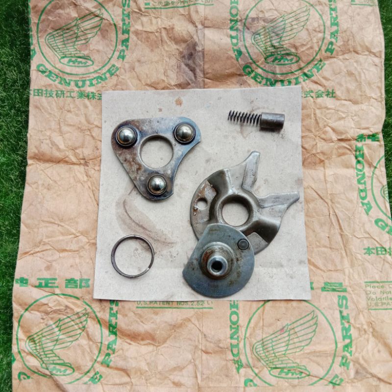 HONDA GBO / GBOJ CLUTCH CAM PLATE / CLUTCH RETAINER BALL COMPLETE SET ...