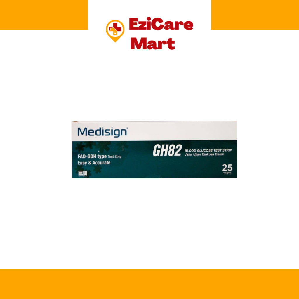 Medisign GH82 Blood Glucose Test Strips | Shopee Malaysia