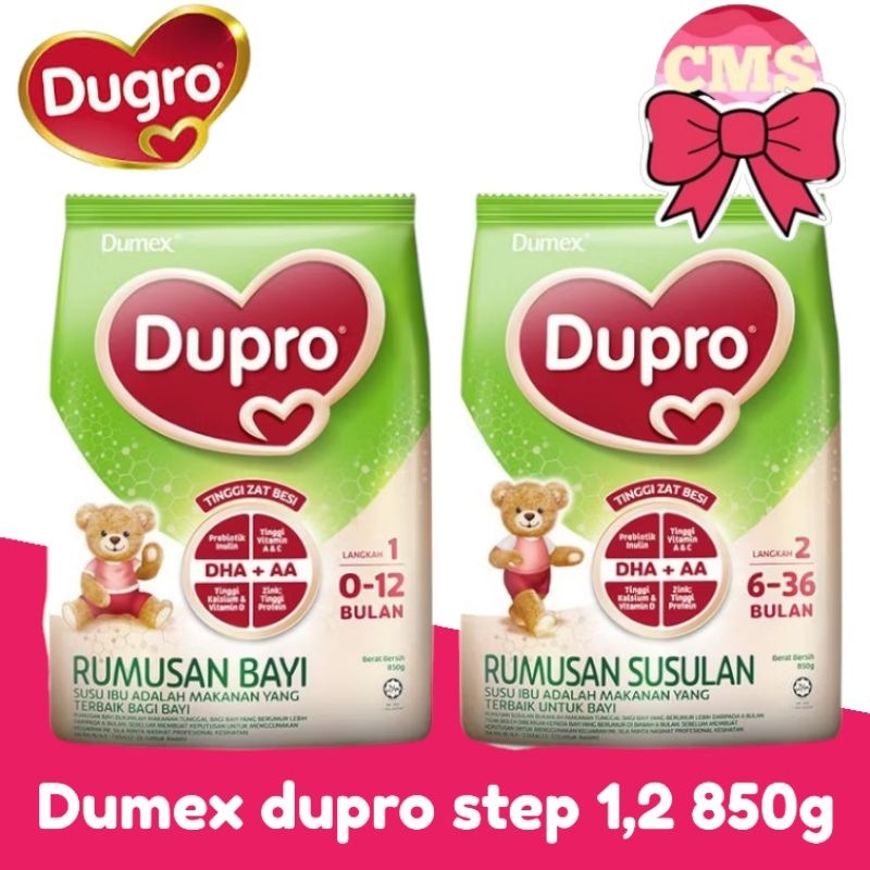 DUMEX DUPRO STEP 1 / STEP 2 850G | Shopee Malaysia