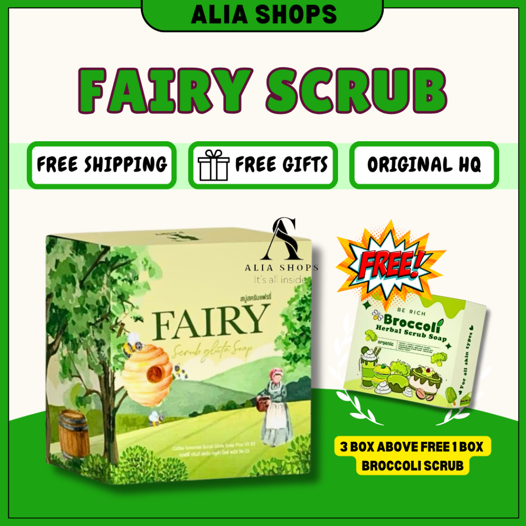 FAIRY SCRUB SOAP BODY | WITH FREEGIFT | Shopee Malaysia