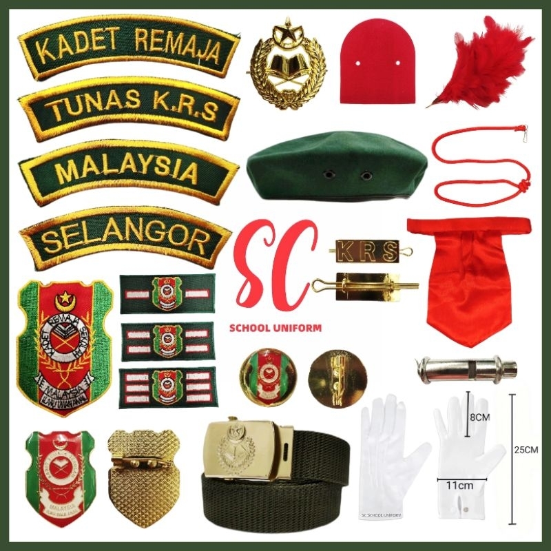 FULL ACCESSORIES KRS/TKRS KADET REMAJA/TUNAS KADET REMAJA LENGKAP ...