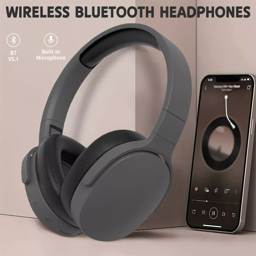 9D Gaming Headphones | Bluetooth 5.1 | Noise Cancelling | Stereo Bass ...