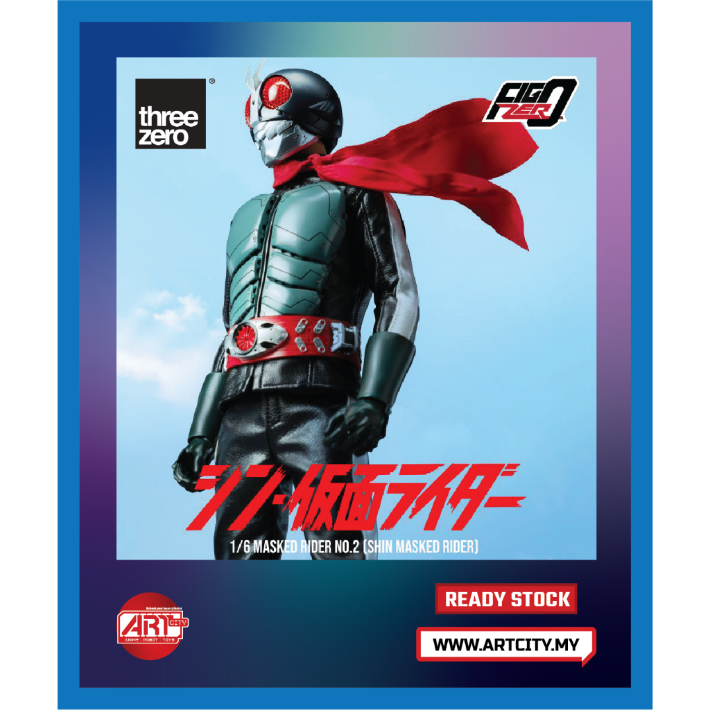 (READY STOCK) ThreeZero - FigZero - Kamen Rider NIgo No.2 - Shin Kamen ...