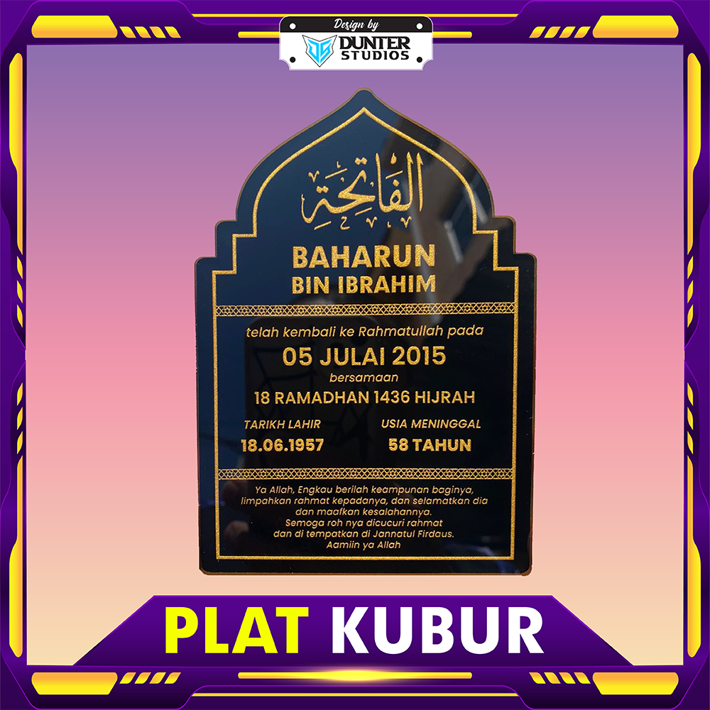 Plat Kubur / Penanda Kubur / Penanda Batu Nisan / Tanda Nama Kubur ... Plat Kubur / Penanda Kubur / Penanda Batu Nisan / Tanda Nama Kubur ...