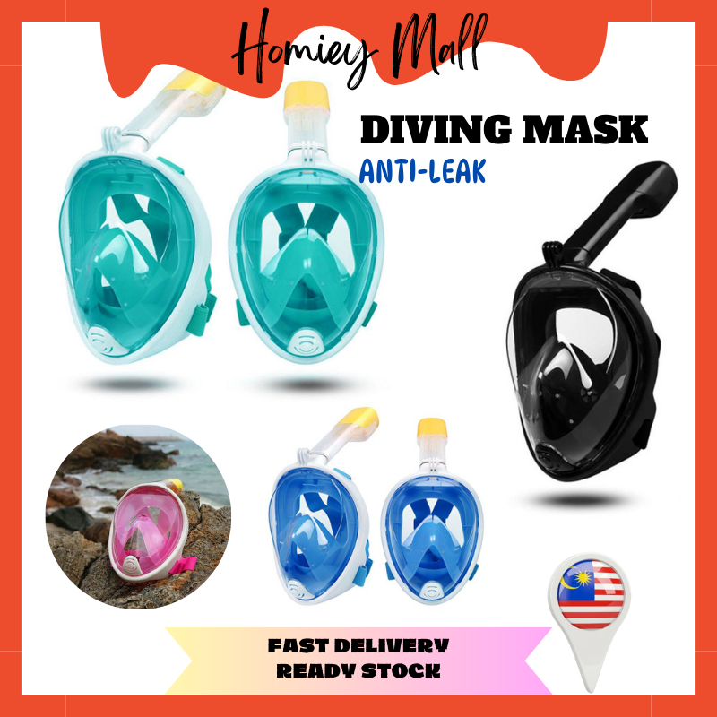 📦READY STOCK📦 Mask Diving Topeng Menyelam For Snorkeling Adult Anti ...