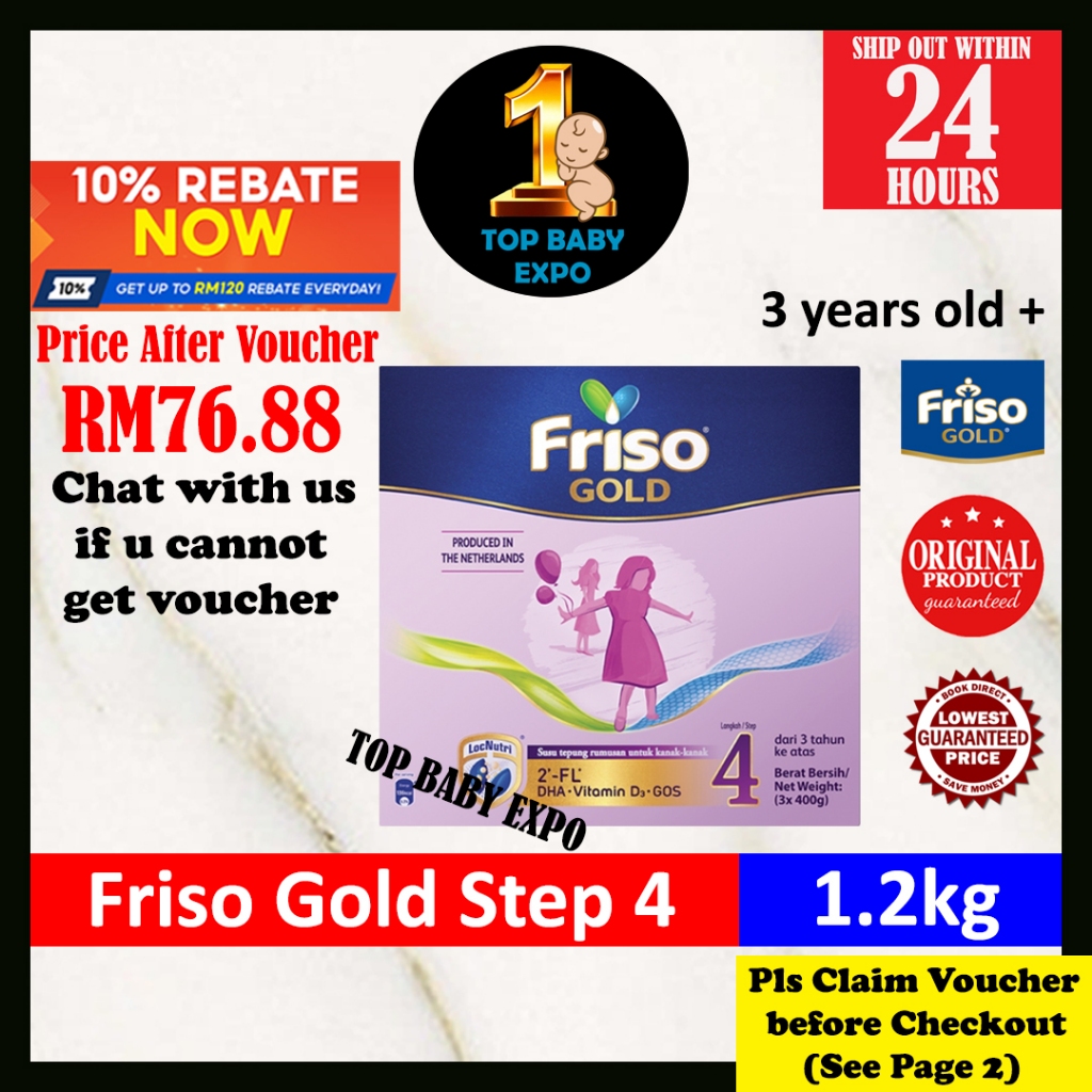 Friso Gold Step 4 (1.2kg) Exp: 02/2027 | Shopee Malaysia