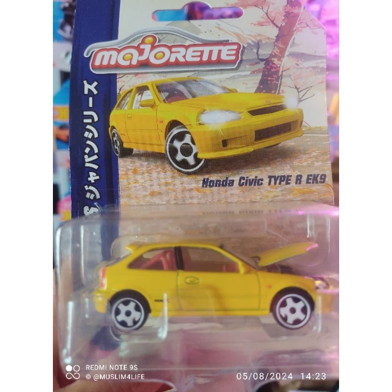 Majorette Japan Series - Honda Civic Type R EK9 | Shopee Malaysia