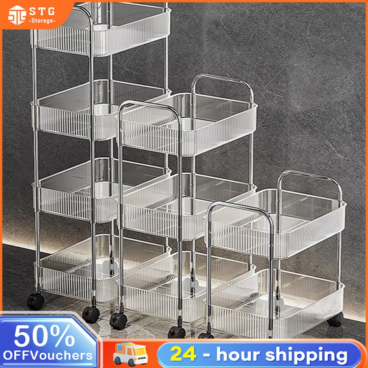 STG Multifunction Trolley Cosmetics Rak Bedroom Bookshelf Living Room ...