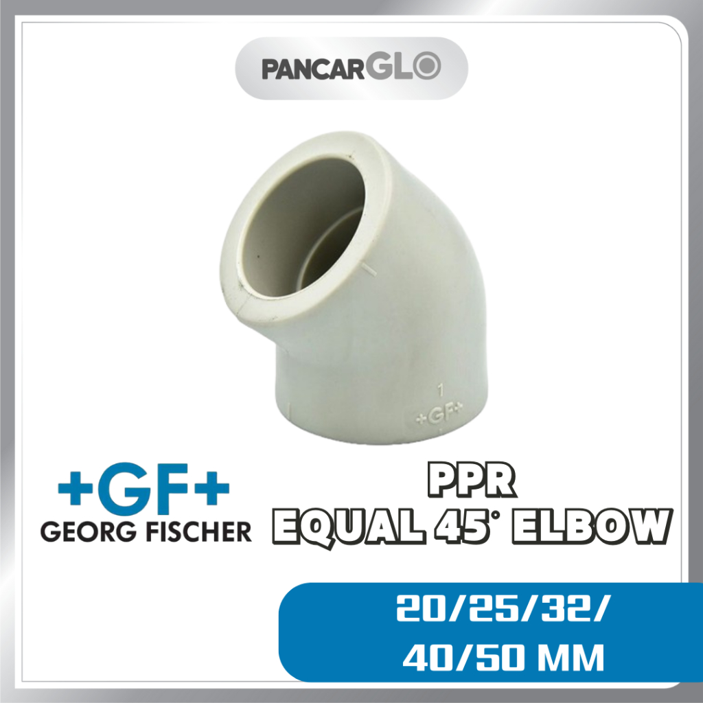 GF PPR Equal 45 Elbow 20/25/32/40/50MM Pipe Fitting (CERTIFIED ...