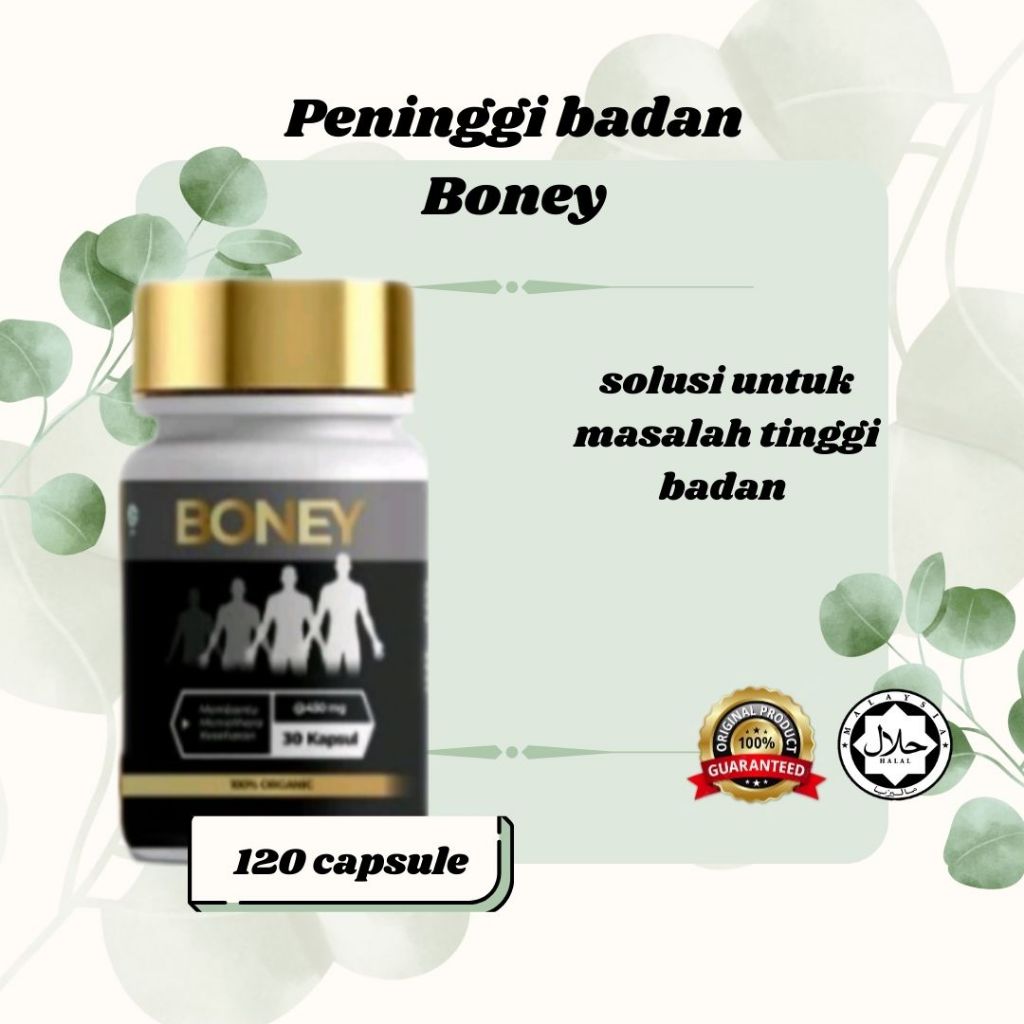 BONEY VIRAL‼️ BERJAYA TAMBAH TINGGI BADAN DALAM MASA 1 MINGGU ISI 120 ...