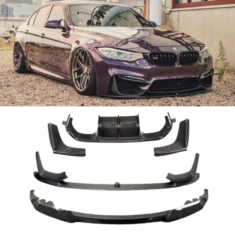 BMW F30 M3 Front Lip Carbon An Bumper Diffuser M3 Bodykit Accessories ...