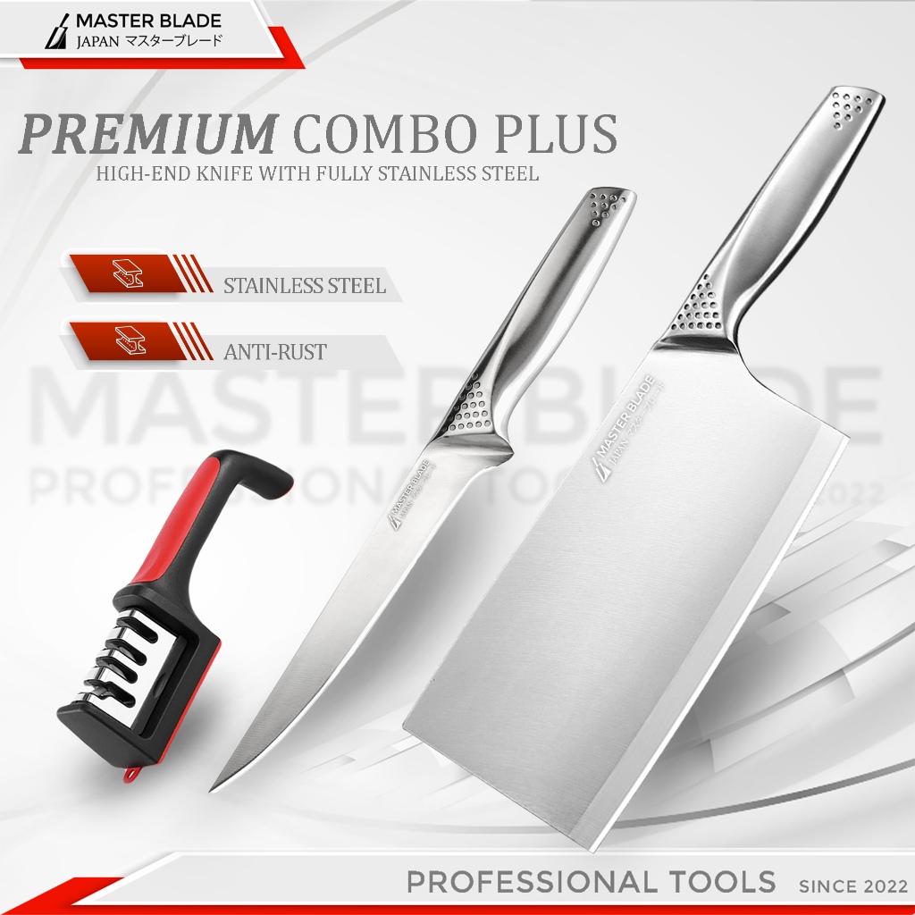 Pisau Daging Ayam Cleaver Professional Stainless Steel Kitchen Knife ...