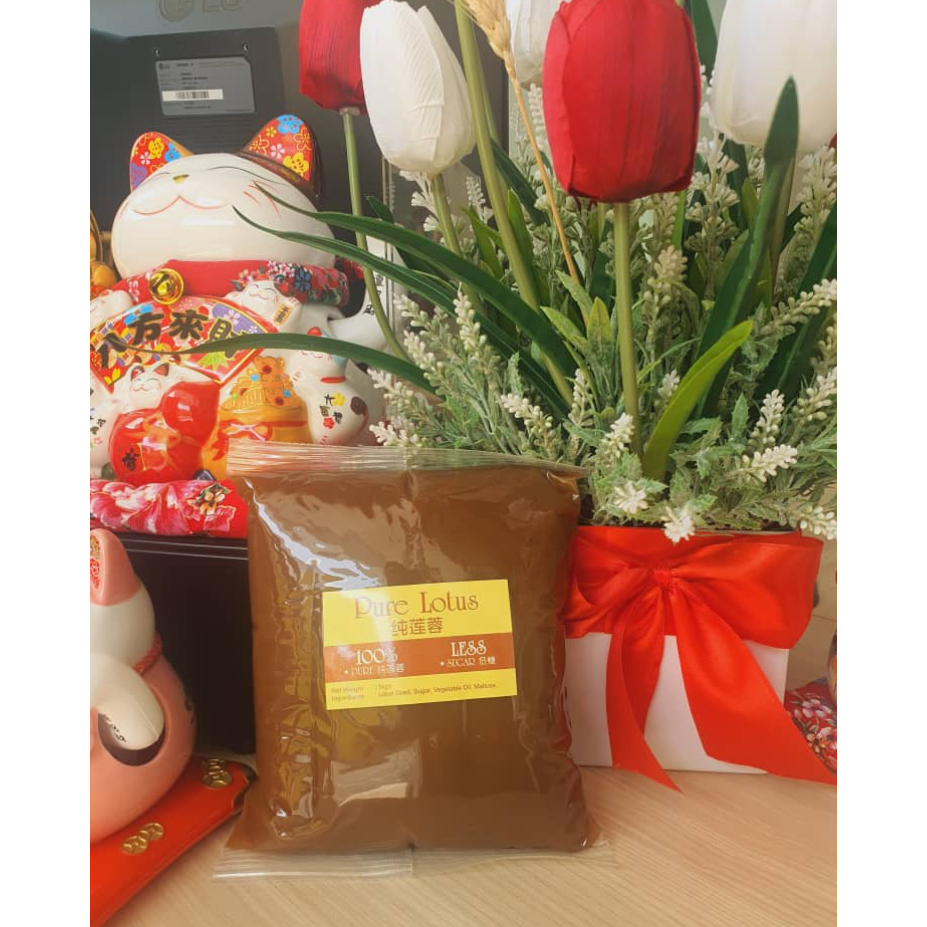1kg Mooncake Lotus/White Lotus/Red Bean/Pandan/GreenTea Lotus Paste ...