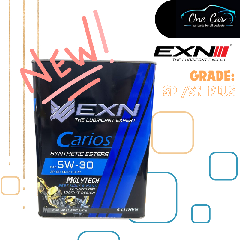 EXN Engine Oil Carios Semi Synthetic Esters 5W30 -1L -4L | Shopee Malaysia