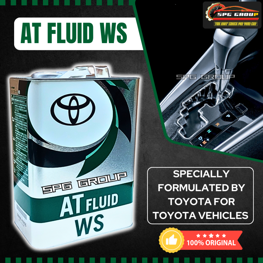 100% ORIGINAL TOYOTA AUTOMATIC TRANMISSION FLUID ATF WS GEAR OIL (4 ...