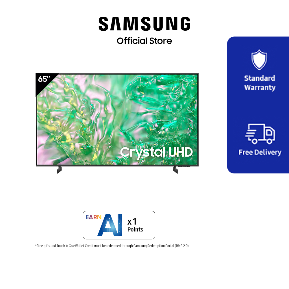 Samsung Crystal UHD DU8000 Smart TV (2024) | Dynamic Crystal Color | 4K ...